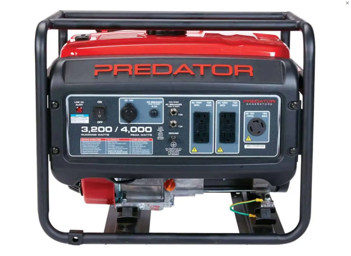 PREDATOR 4000 Propane, Natural Gas & Gasoline Tri Fuel Conversion Kit ...
