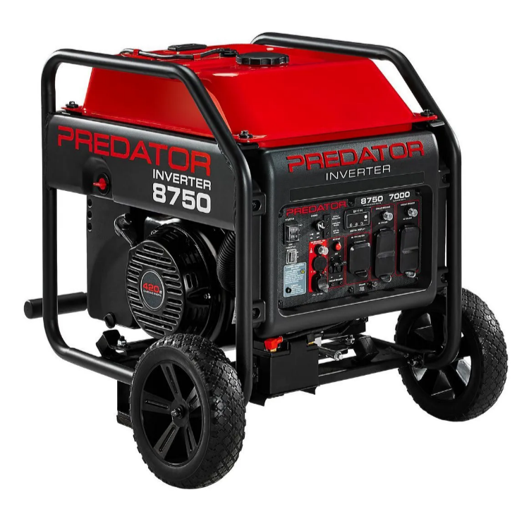 Predator 8750 (Inverter) Propane, Natural Gas & Gasoline Tri Fuel Conv ...