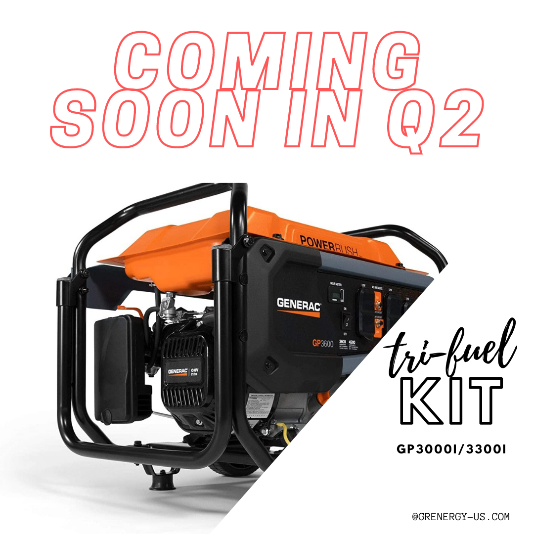 GP3600 Propane, Natural Gas & Gasoline Tri Fuel Conversion Kit for Gen ...