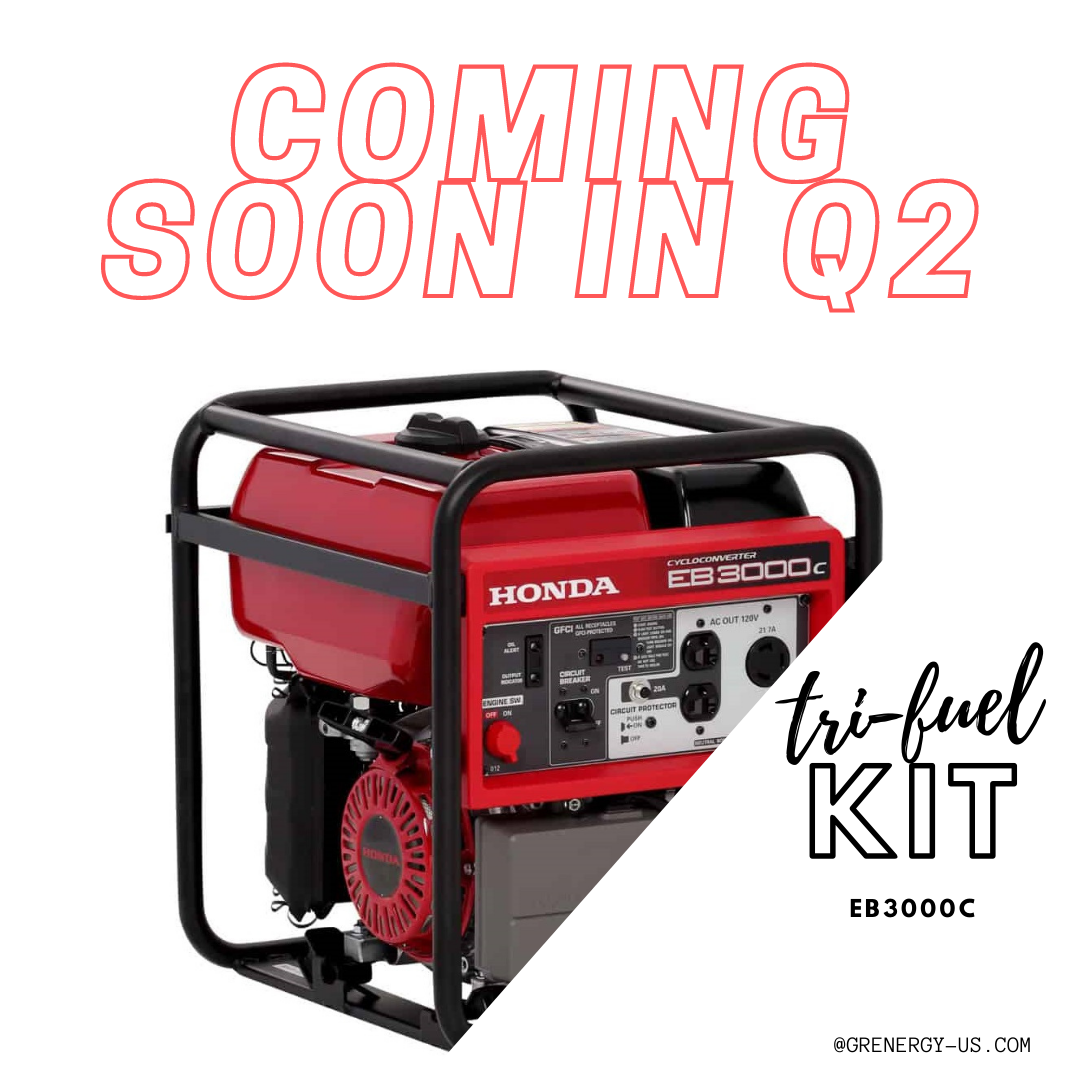 EB3000C Propane, Natural Gas & Gasoline Tri Fuel Conversion Kit for Ho ...