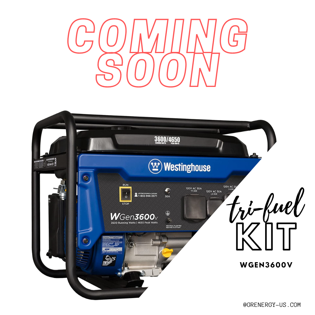WGEN3600 Propane, Natural Gas & Gasoline Tri Fuel Conversion Kit for W ...